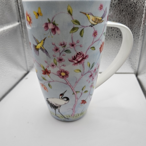 Dunoon | Dining | Floral And Bird Henley Design Mug Tsuru Michele ...